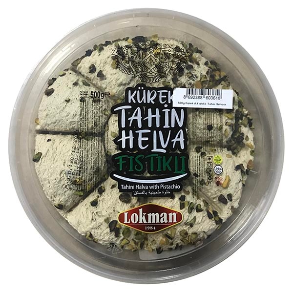 Halva turceasca cu fistic, Lokman, 500 g - eMAG.ro