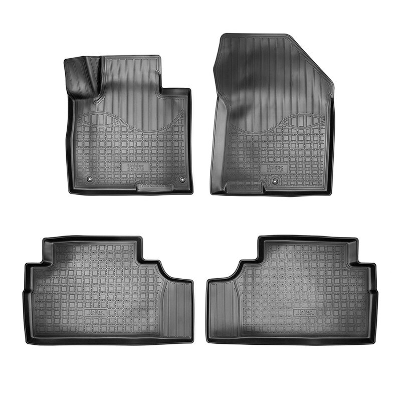 Set 5 covorase auto cauciuc Hyundai SANTA FE TM 3D 2018+2020 - eMAG.ro