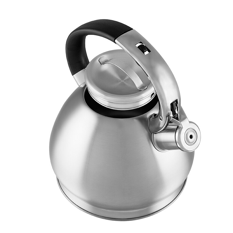 Ceainic din inox Aurora AU614 cu fluier, 3 l, Gri - eMAG.ro