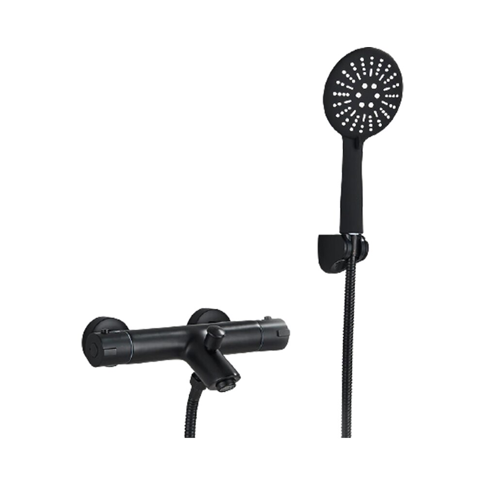 Set baterie premium cada si dus, cu termostat, para rotunda, montare ...