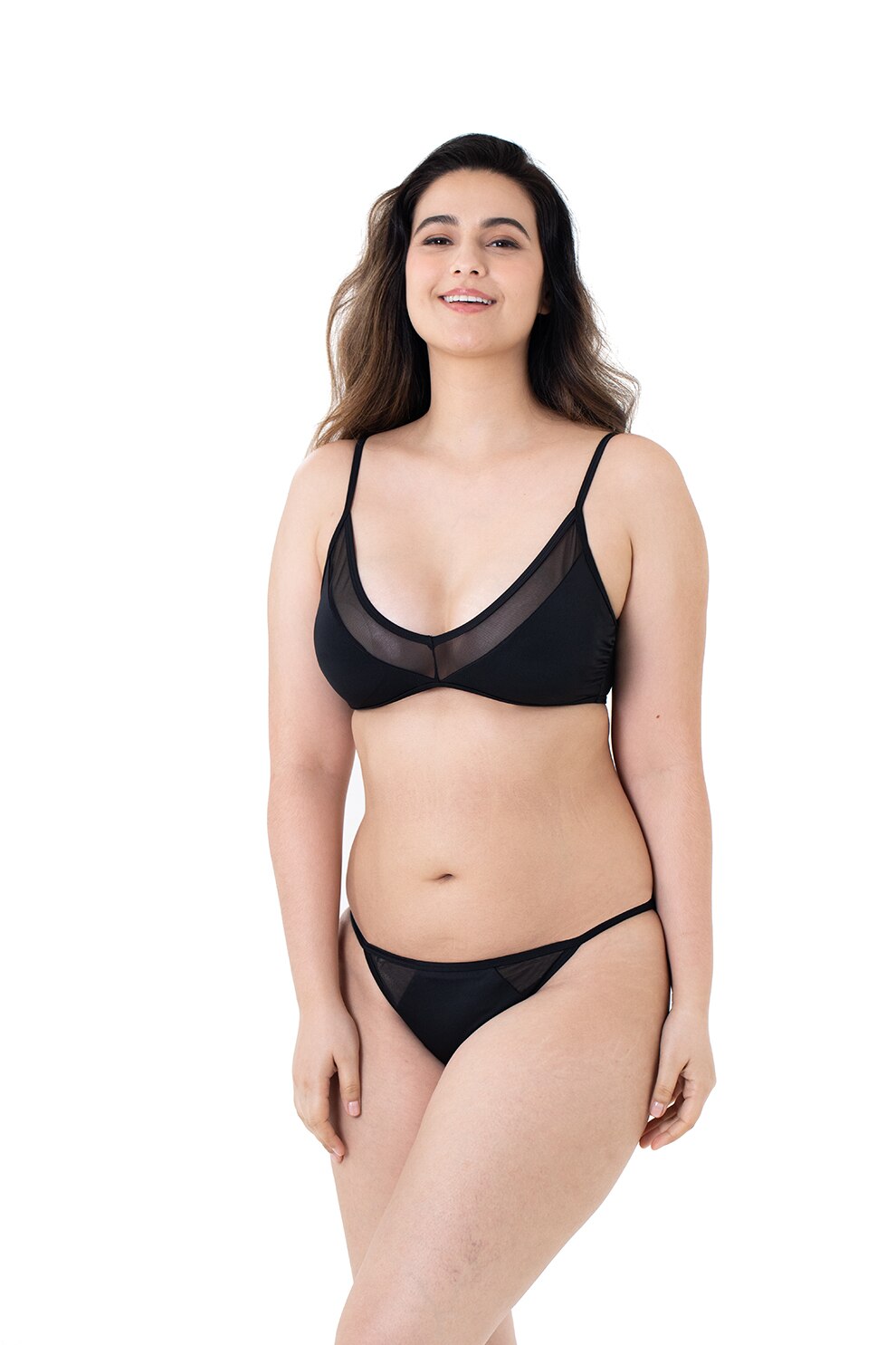 Dorina, Slip brazilian Torca, Negru, M - eMAG.ro