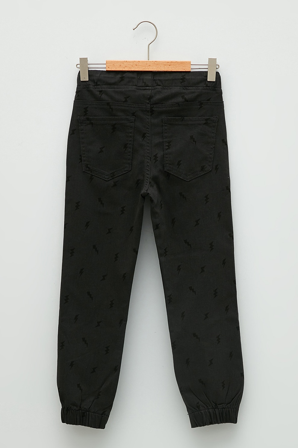 LC WAIKIKI, Pantaloni cu imprimeu, Negru, 128 CM - eMAG.ro