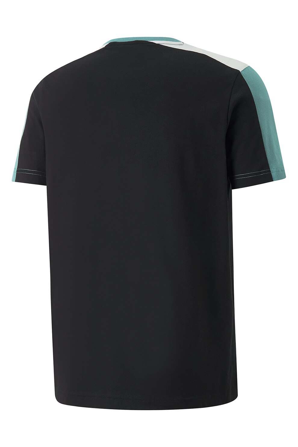 Puma, Block póló logós részletekkel, Fehér, Türkiz, Fekete, L - eMAG.hu