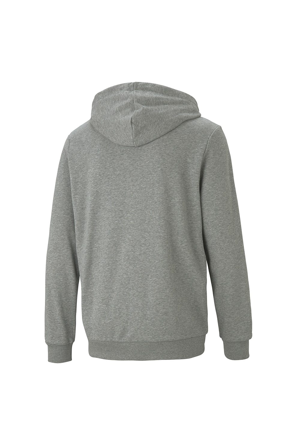 Puma, Hanorac regular fit cu fermoar si logo mic Essentials, Gri ...