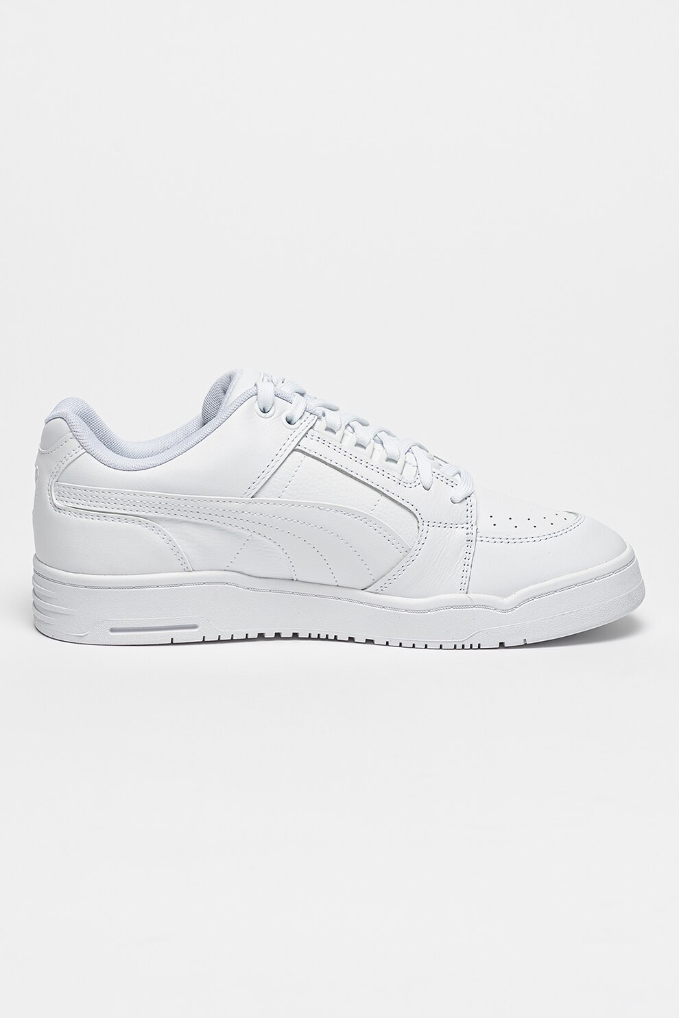 Puma, Спортни обувки Slipstream Lo от кожа и еко кожа, Бял, 7 - eMAG.bg