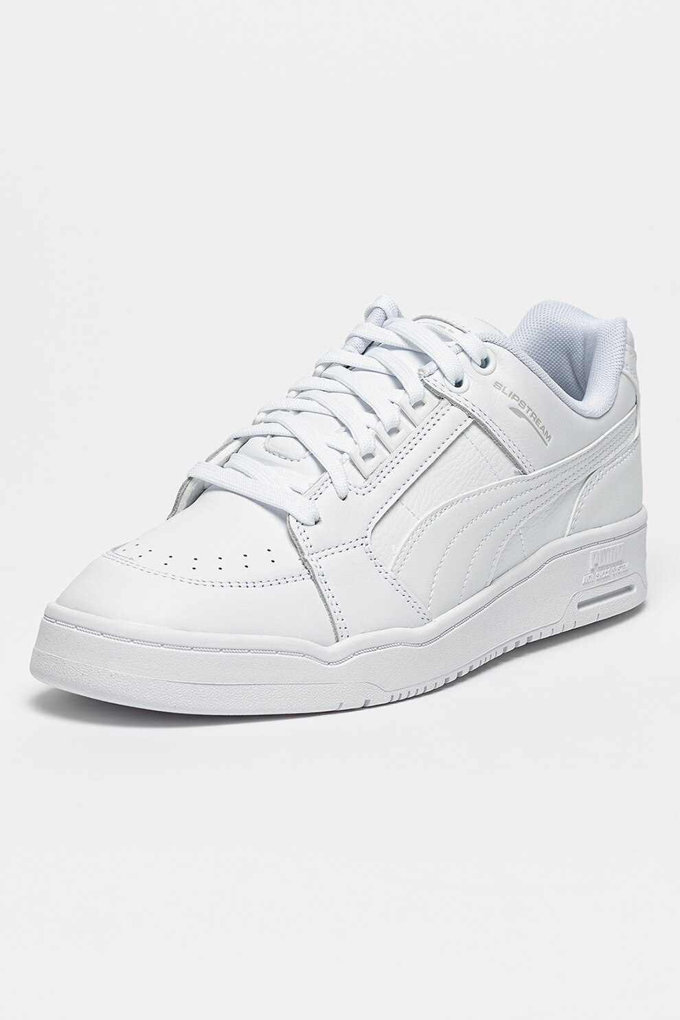 Puma, Спортни обувки Slipstream Lo от кожа и еко кожа, Бял, 7 - eMAG.bg