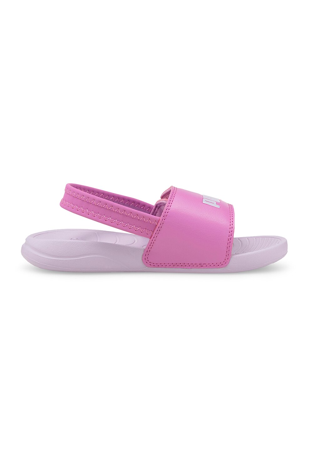 Puma, Sandale slingback cu logo Popcat, Lila, Roz fandango, 31 EU - eMAG.ro