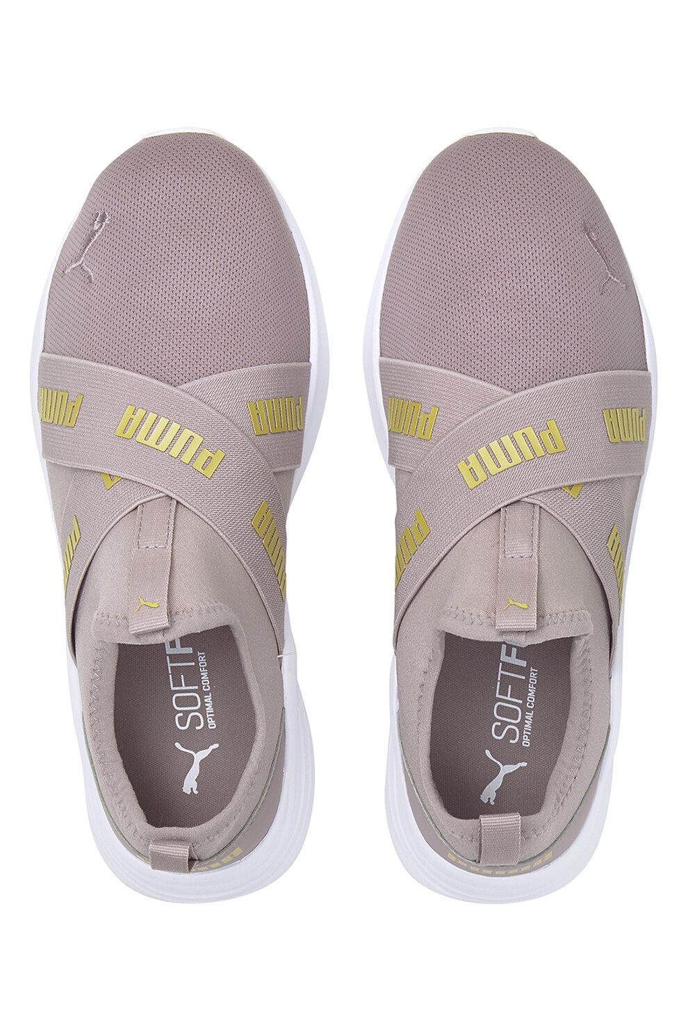 Puma, Pantofi sport slip-on Wired Run, Roz prafuit, 4 - eMAG.ro