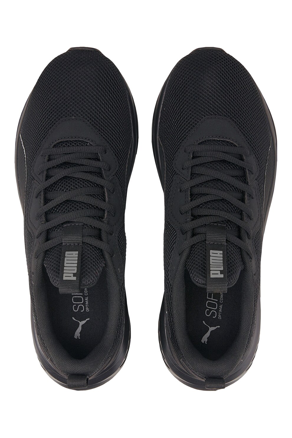 Puma, Pantofi unisex cu logo, pentru alergare Incinerate, Negru, 8.5 ...