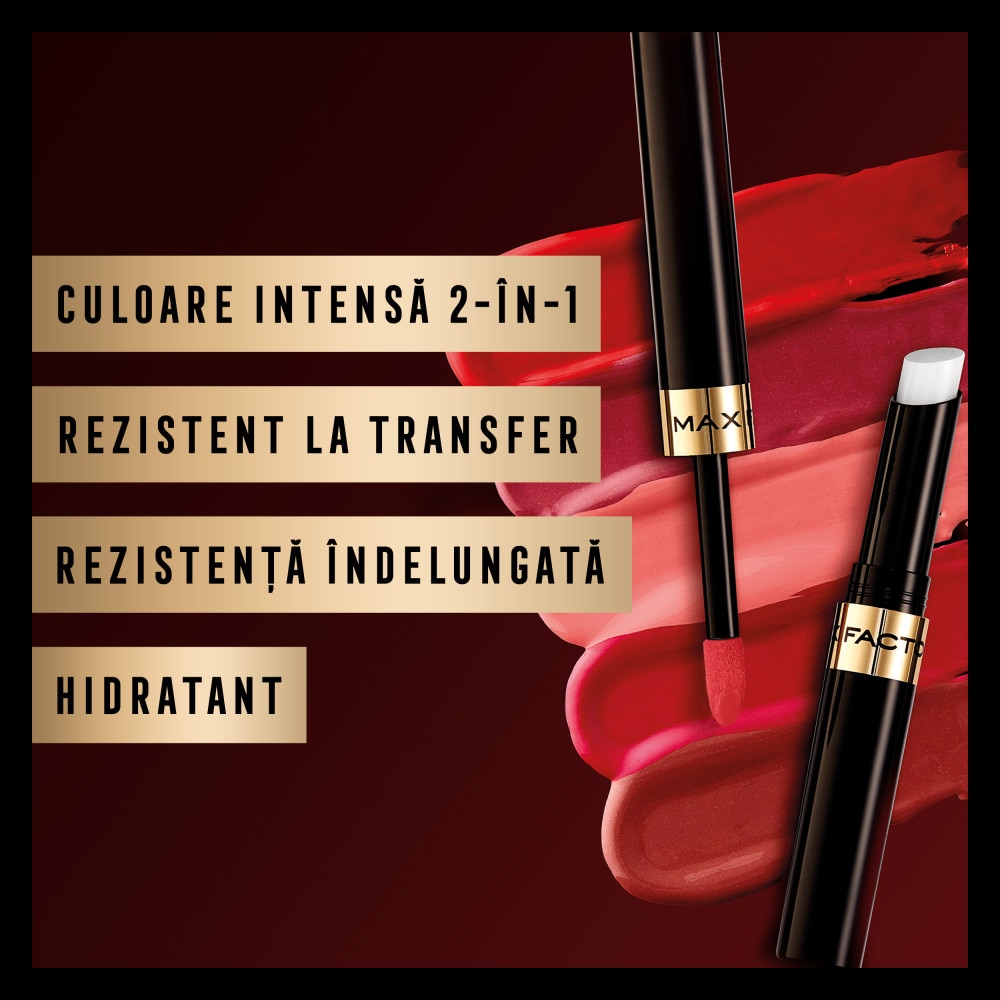 Ruj rezistent la transfer Max Factor Lipfinity, Charming - eMAG.ro