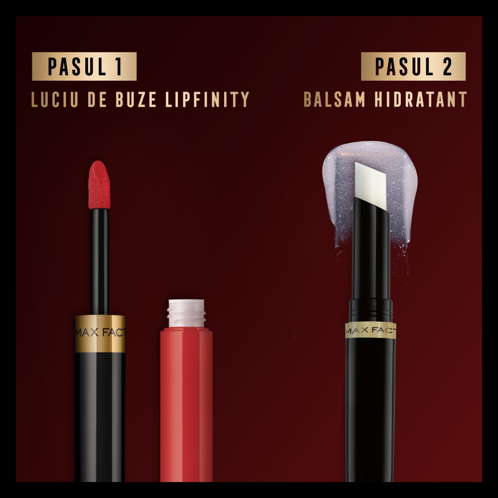 Ruj rezistent la transfer Max Factor Lipfinity, Charming - eMAG.ro
