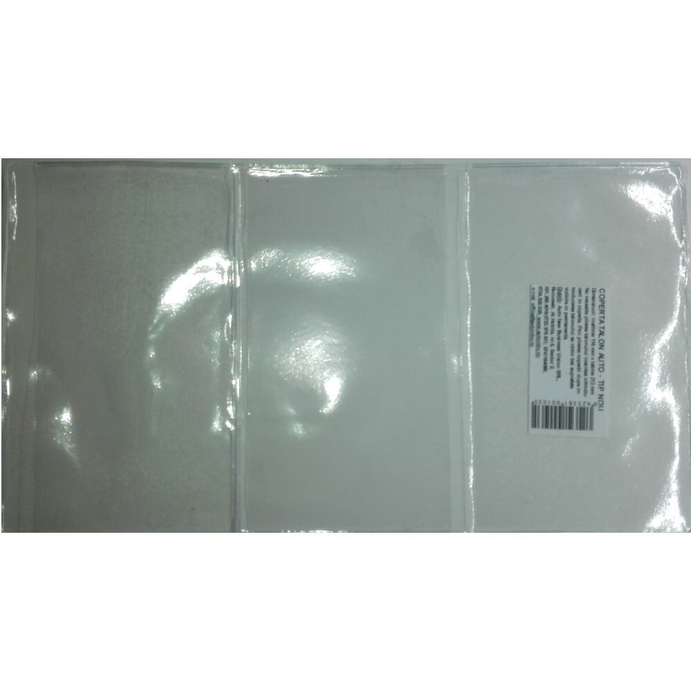 Coperta talon auto 3x3, Transparent, 116 x 213 mm - eMAG.ro