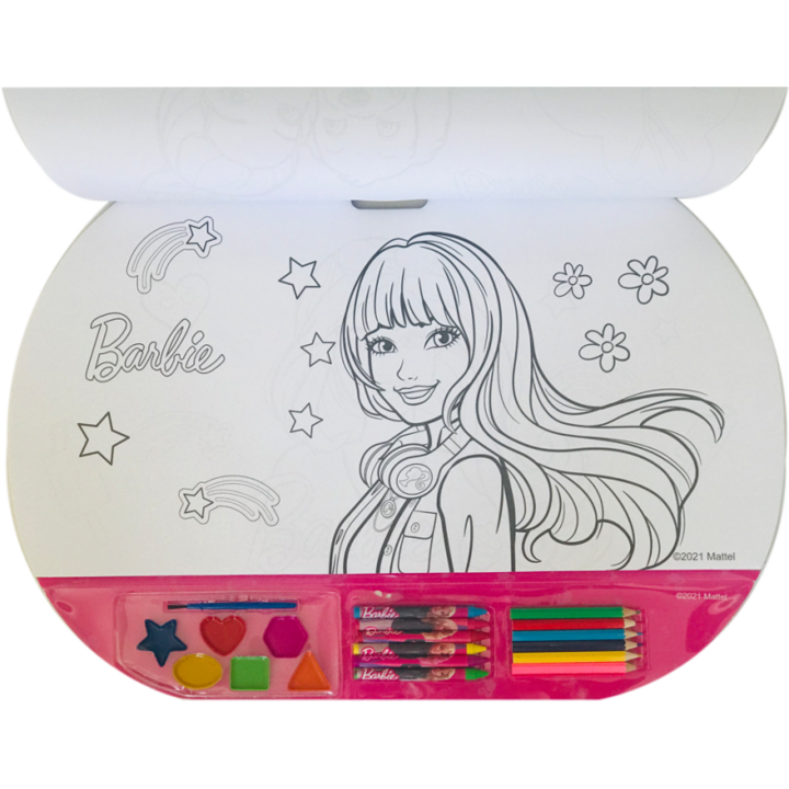 Set pentru desen 5 in 1 - Barbie - eMAG.ro