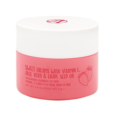 Masca pentru buze cu capsuni W7 Sweet Dreams Strawberry Overnight Lip ...