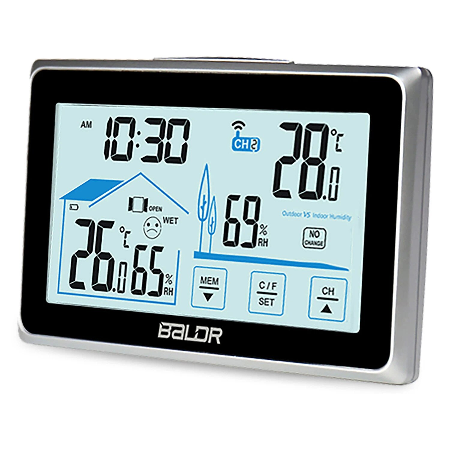 Statie meteo cu afisaj, usor de citit, indicator baterie, umiditate ...