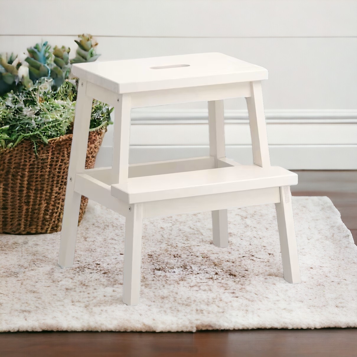 Scaun inaltator tip scara cu 2 trepte, pentru copii, Taburet cu 2 ...