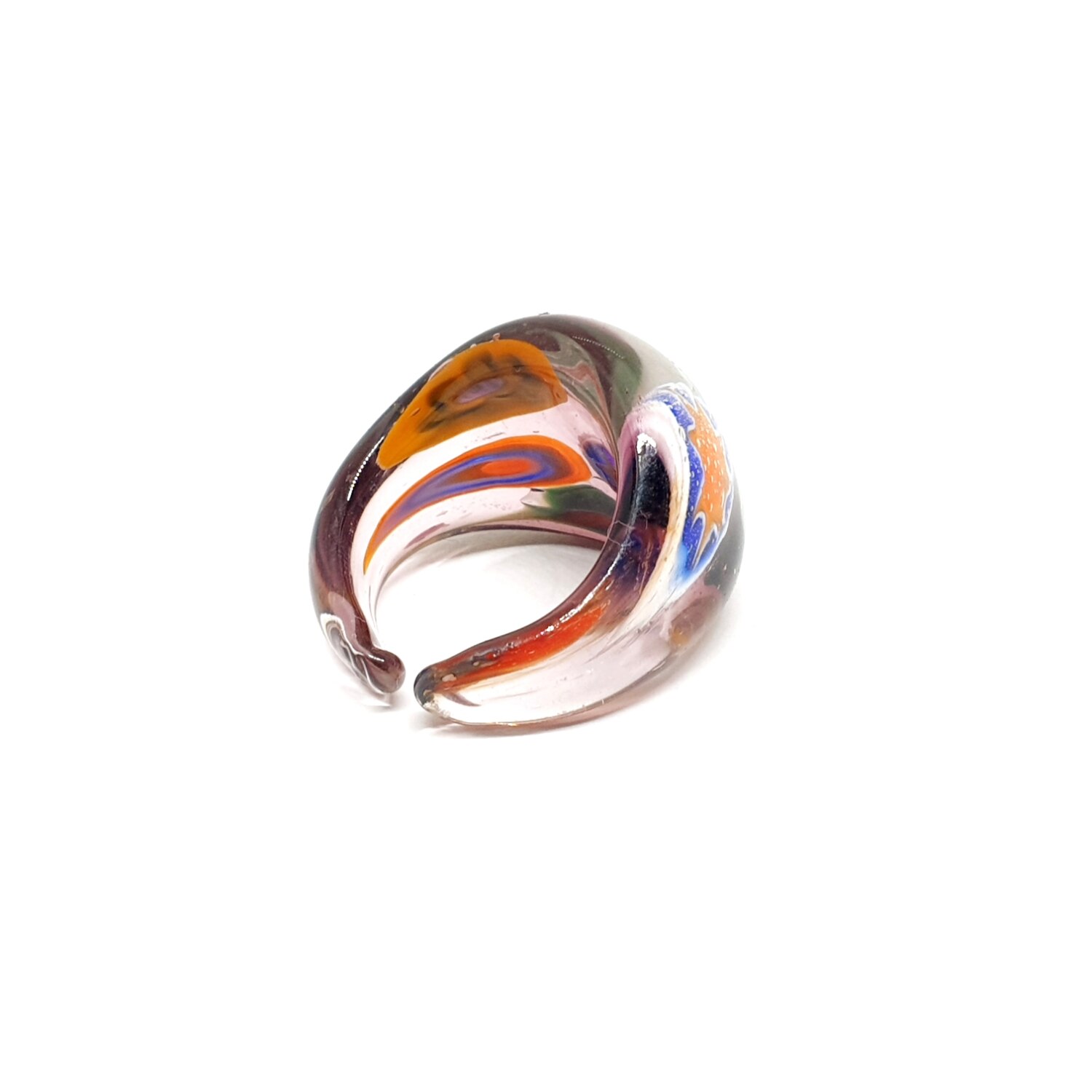 Inel din sticla de Murano Venezzia Terra - eMAG.ro