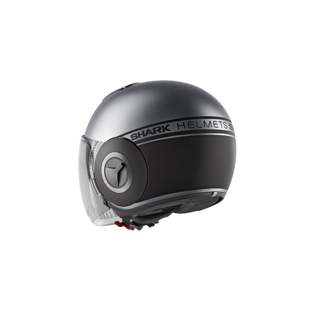 Casca semi integrala Shark Nano Street Neon, gri/mat, marime M - eMAG.ro