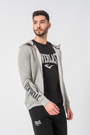 Everlast, Худи Sulphur с цип и лого, Сив, M - eMAG.bg