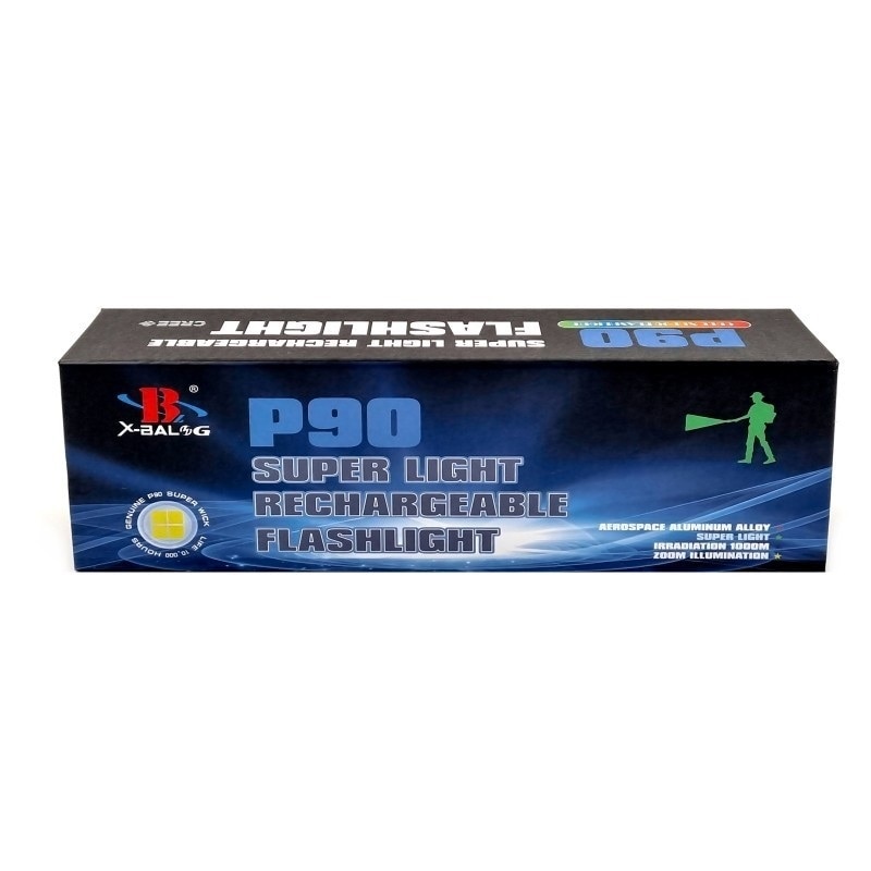 Акумулаторен фенер X-Balog с CREE P90 LED - eMAG.bg