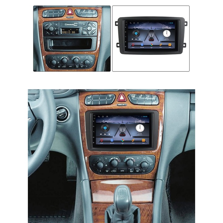 Dedikált navigáció Mercedes Benz C-osztály W203, W209, W463, W639, NAVI ...