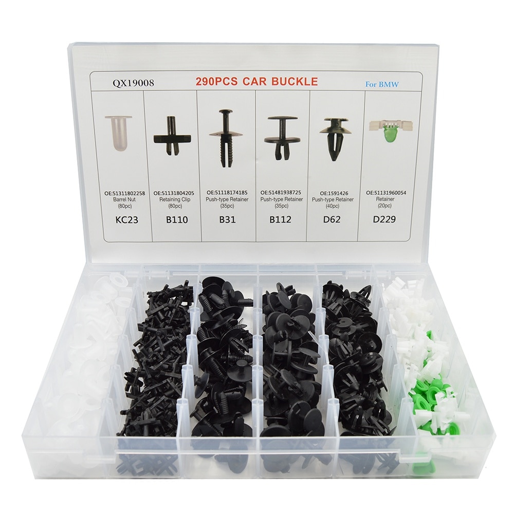 Set 290 buc clipsuri si cleme auto, pentru Bmw - eMAG.ro