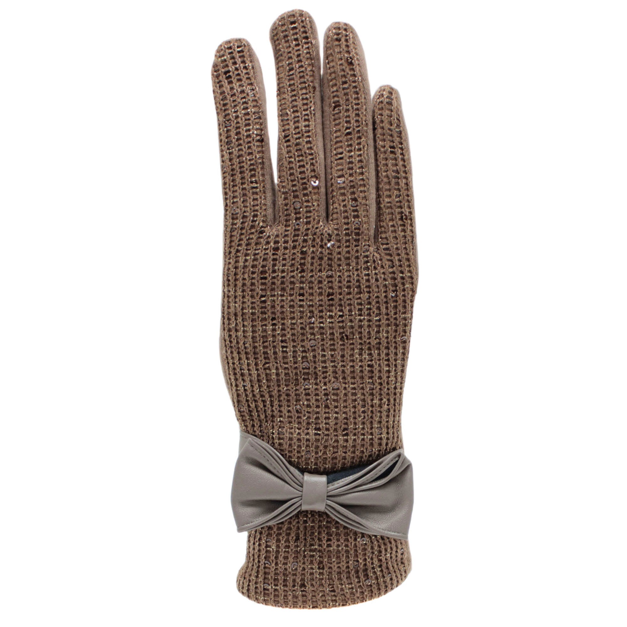 Manusi dama, de iarna, LMT, cu degete, Maro cu fundita din piele ...