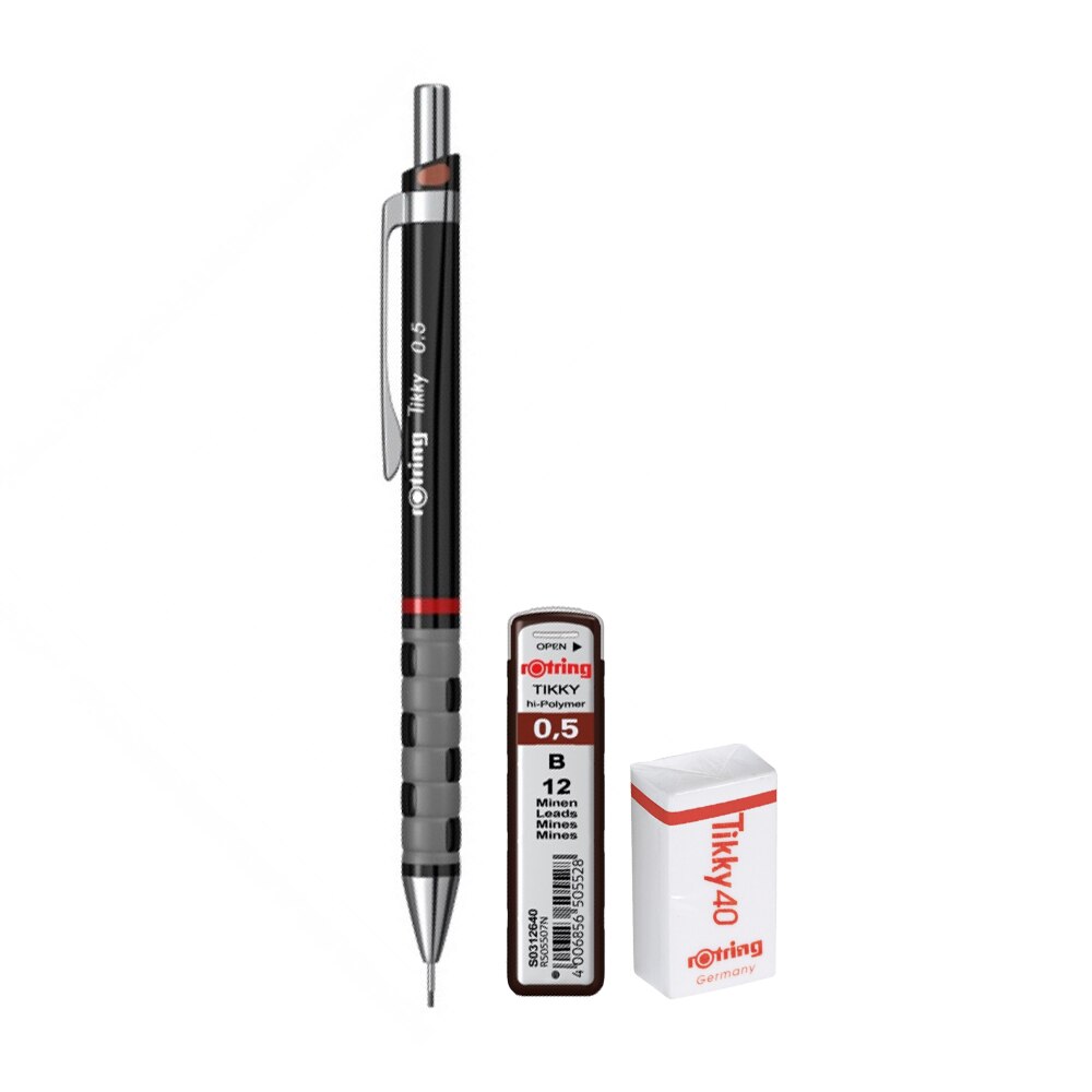 Set Rotring, creion mecanic Tikky III Original, 0.5 mm - eMAG.ro
