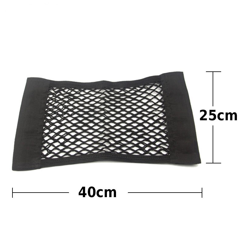 Plasa de organizare portbagaj auto, cu Velcro, 25x40cm, Negru - eMAG.ro