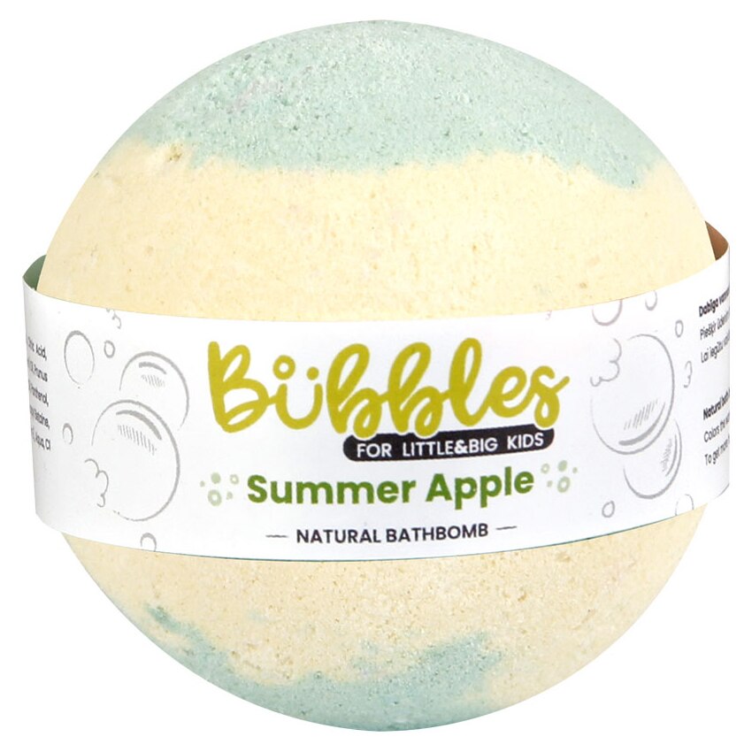 Bubbles Fürdőbomba, gyerekeknek, 115 g, nyári alma illat - eMAG.hu