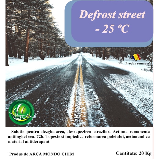 Material antiderapant Defrost Street- 25 ºC Arca Lux, Bidon 20 Kg - eMAG.ro