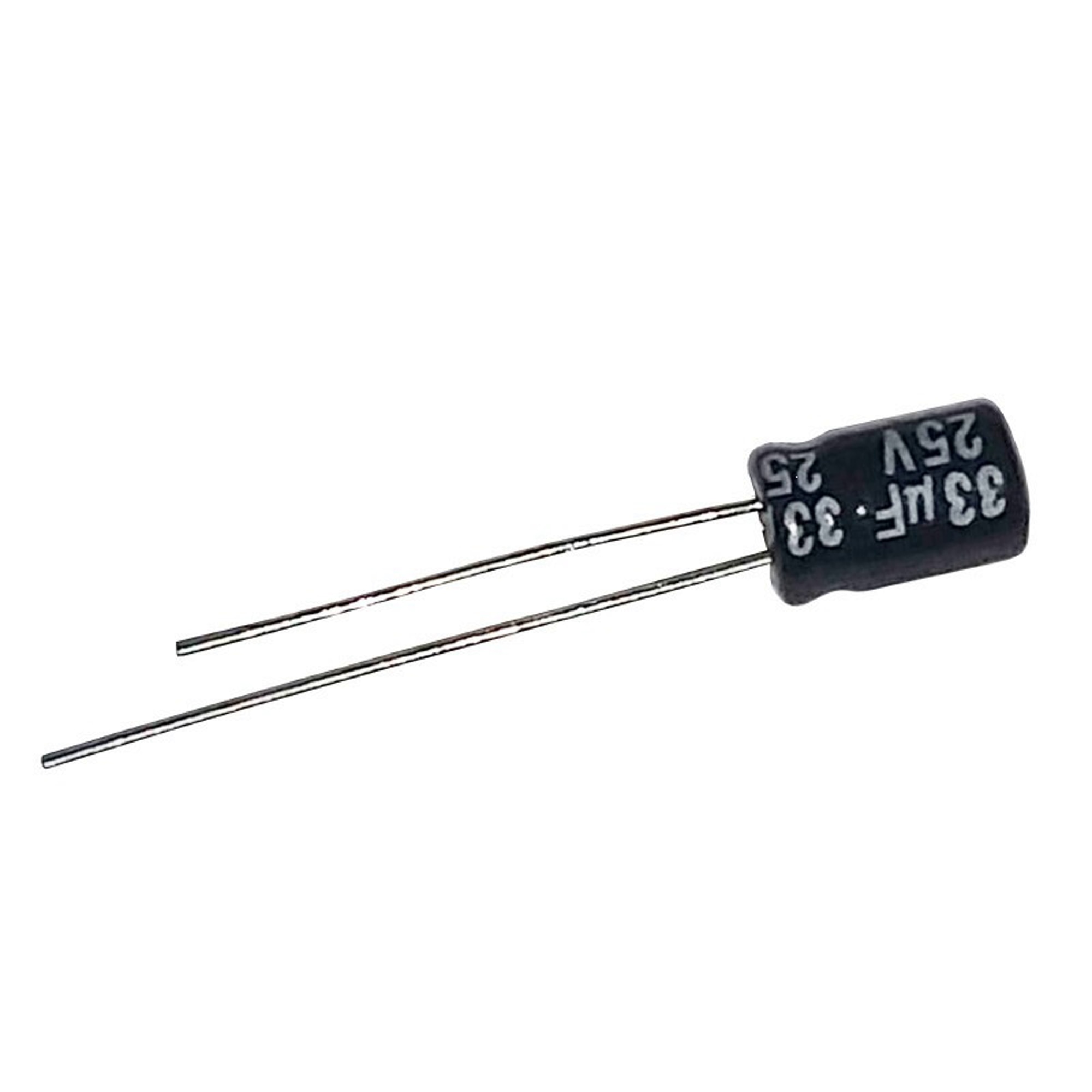 Set 2x Capacitor, Condensator Aluminiu, Electrolitic, Radial, 33uF, 25V ...