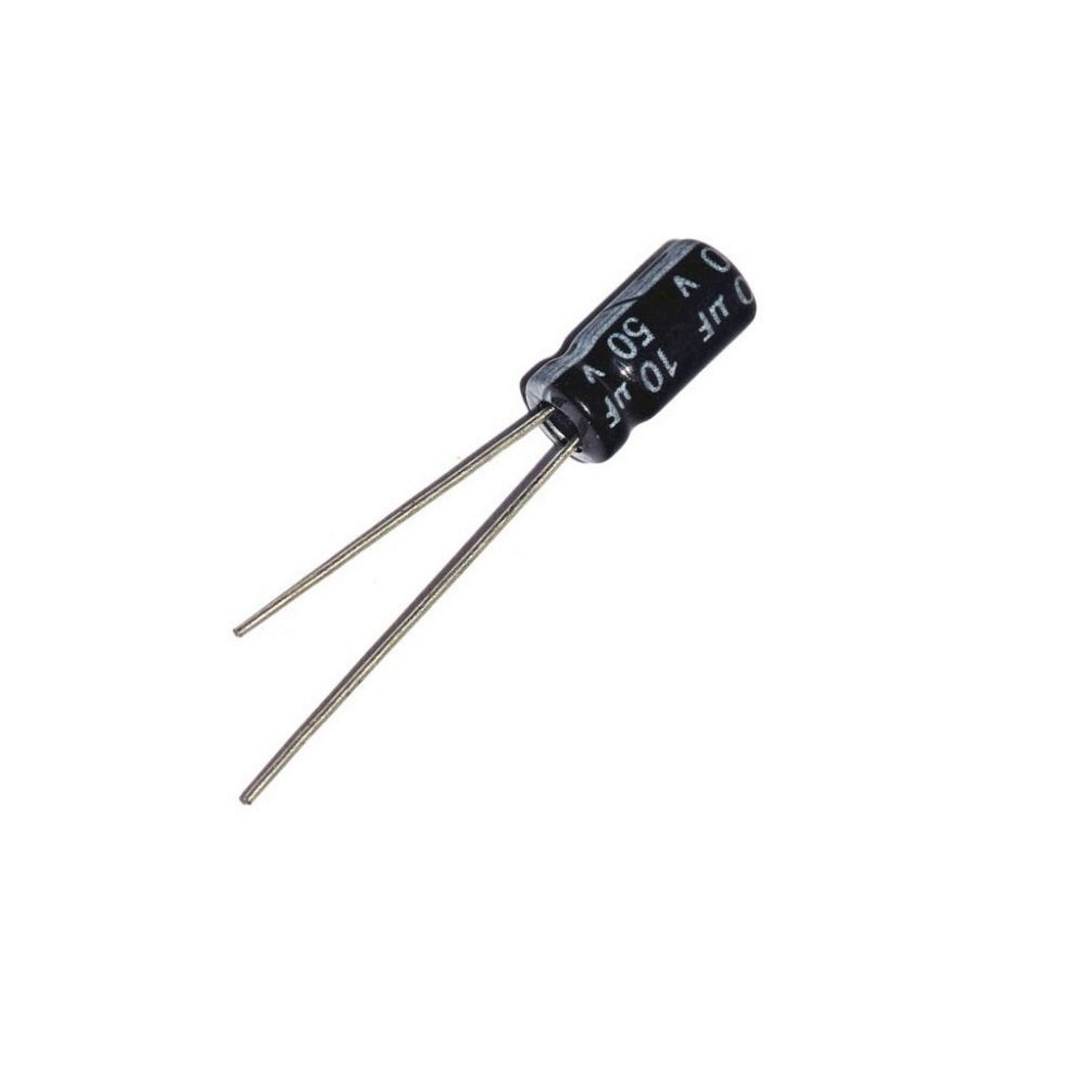 Set 2x Capacitor, Condensator Aluminiu, Electrolitic, Radial, 10uF, 50V ...