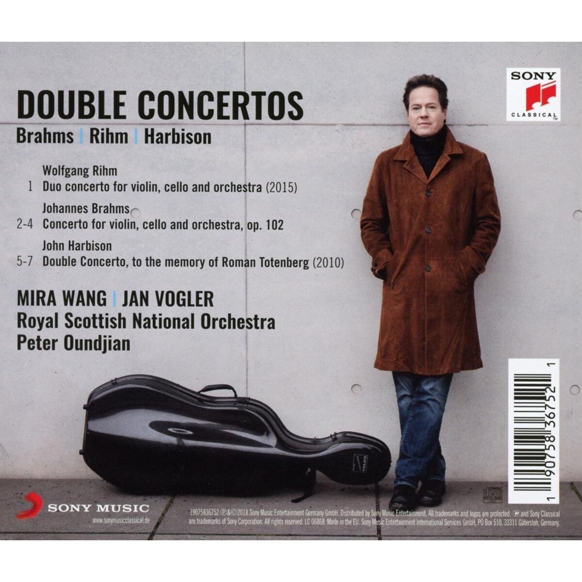 Royal Scottish National OrchestraMira WangJan Vogler - Brahms, Rihm ...