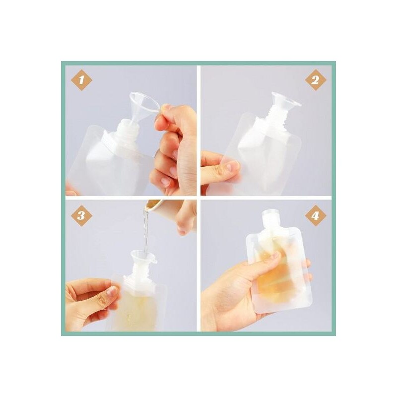 Recipient pentru lichide si lotiuni, reincarcabil, 50 ml - eMAG.ro