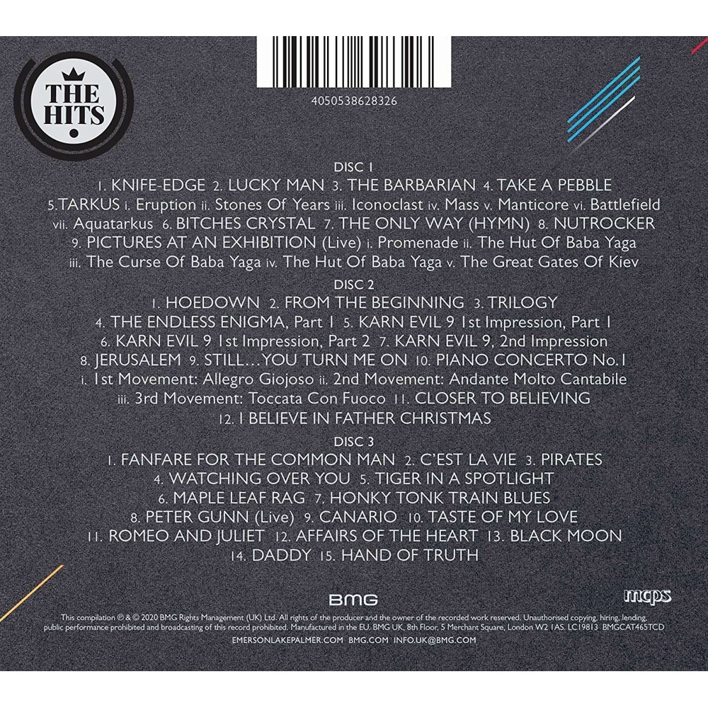 Emerson, Lake & Palmer - The Ultimate Collection [remastered] (3cd ...