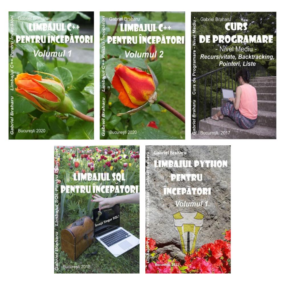 Set de 5 Carti Programare Incepatori (28), Gabriel Braharu, Colectia ...