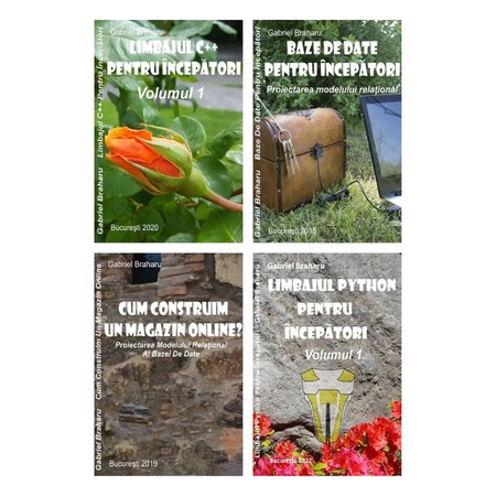 Set de 4 Carti Programare Incepatori (29), Gabriel Braharu, Colectia ...
