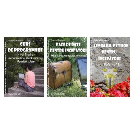 Set de 3 Carti Programare Incepatori (29), Gabriel Braharu, Colectia ...