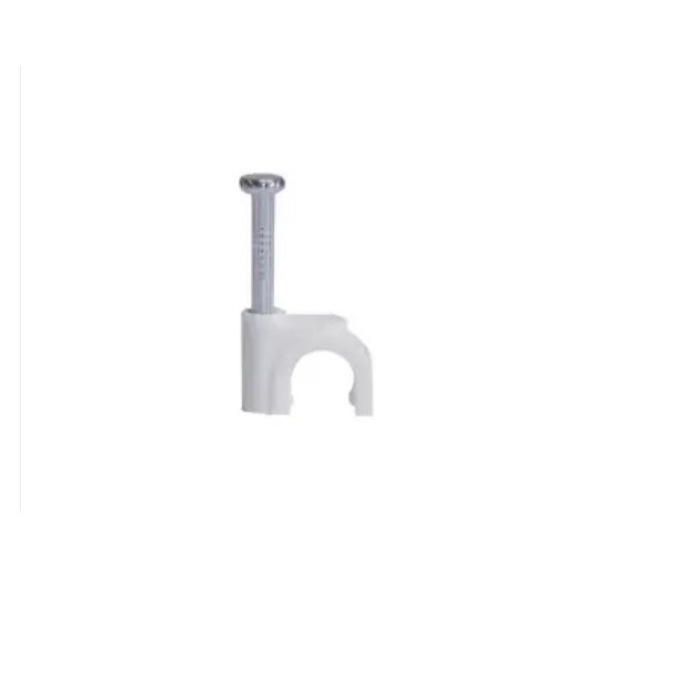 Cutie cu cleme fixare cablu 7 mm 100 bucati albe - eMAG.ro