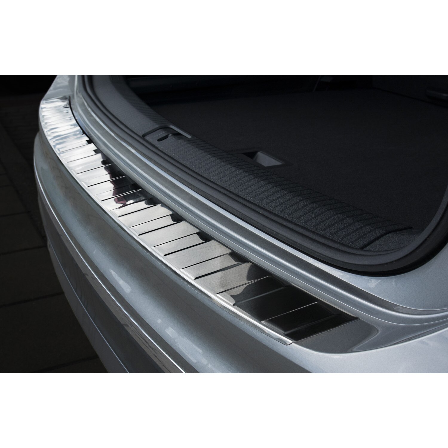 Ornament protectie portbagaj argintiu mat pentru compatibil cu VW ...