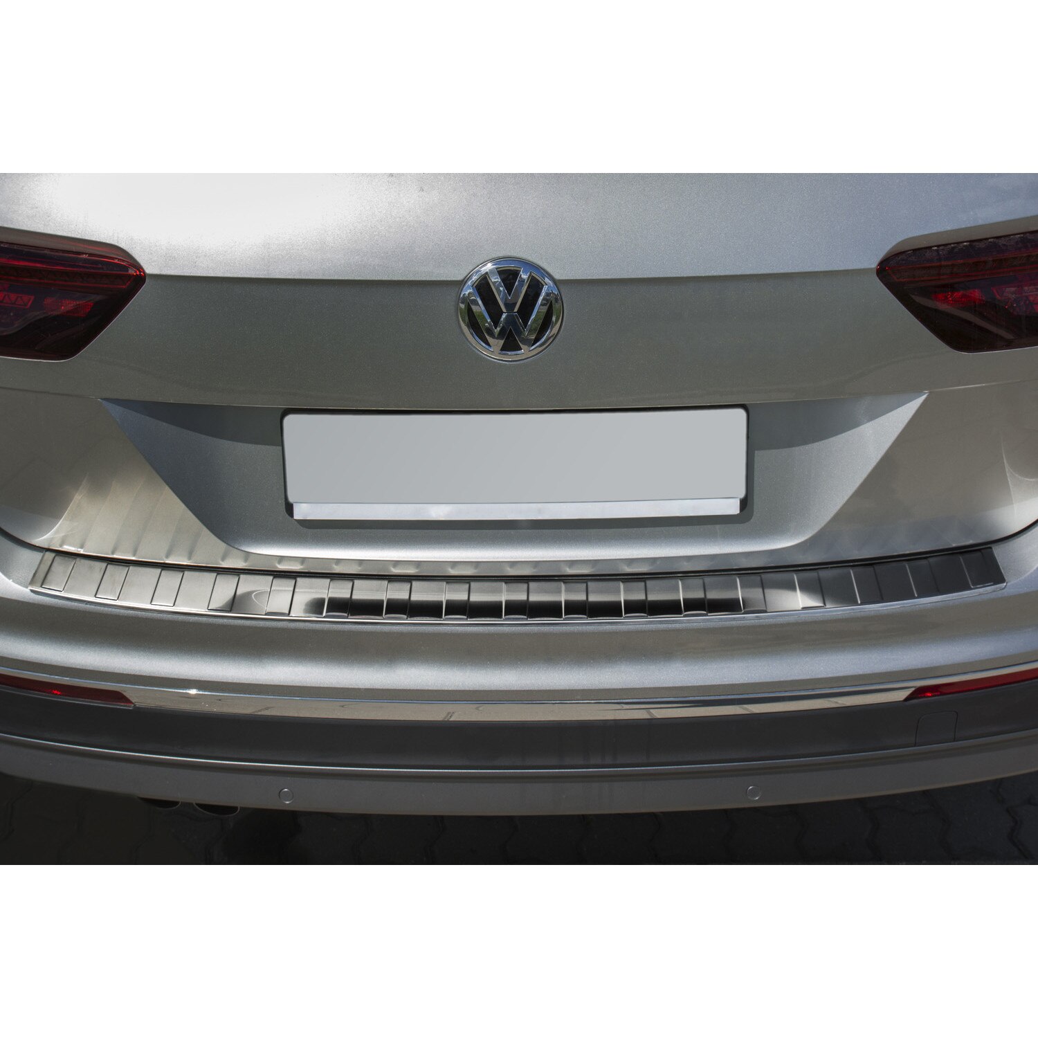 Ornament protectie portbagaj argintiu mat pentru compatibil cu VW ...