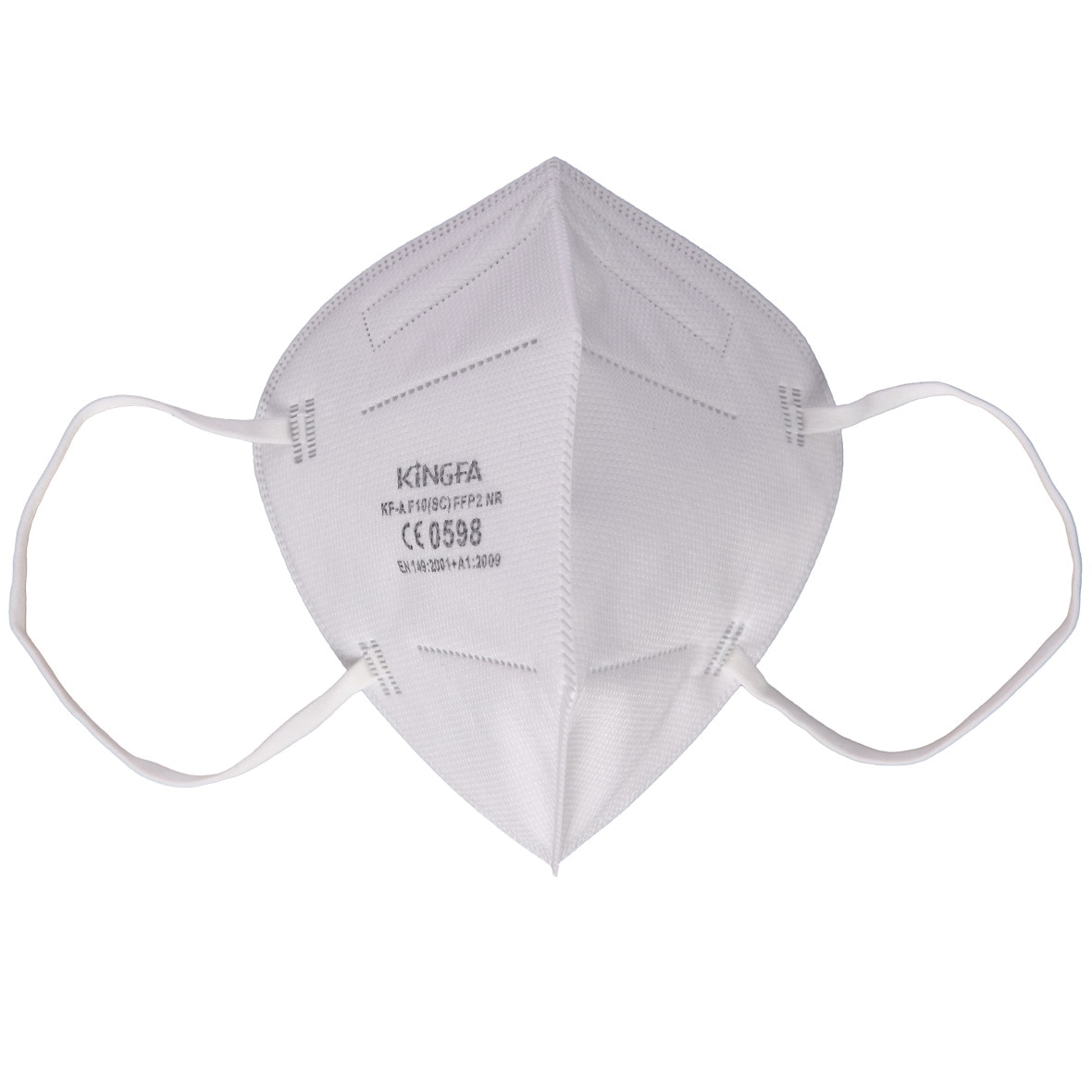 Set 10buc Masca protectie FFP2 Alb KINGFA, prindere dubla urechi ...
