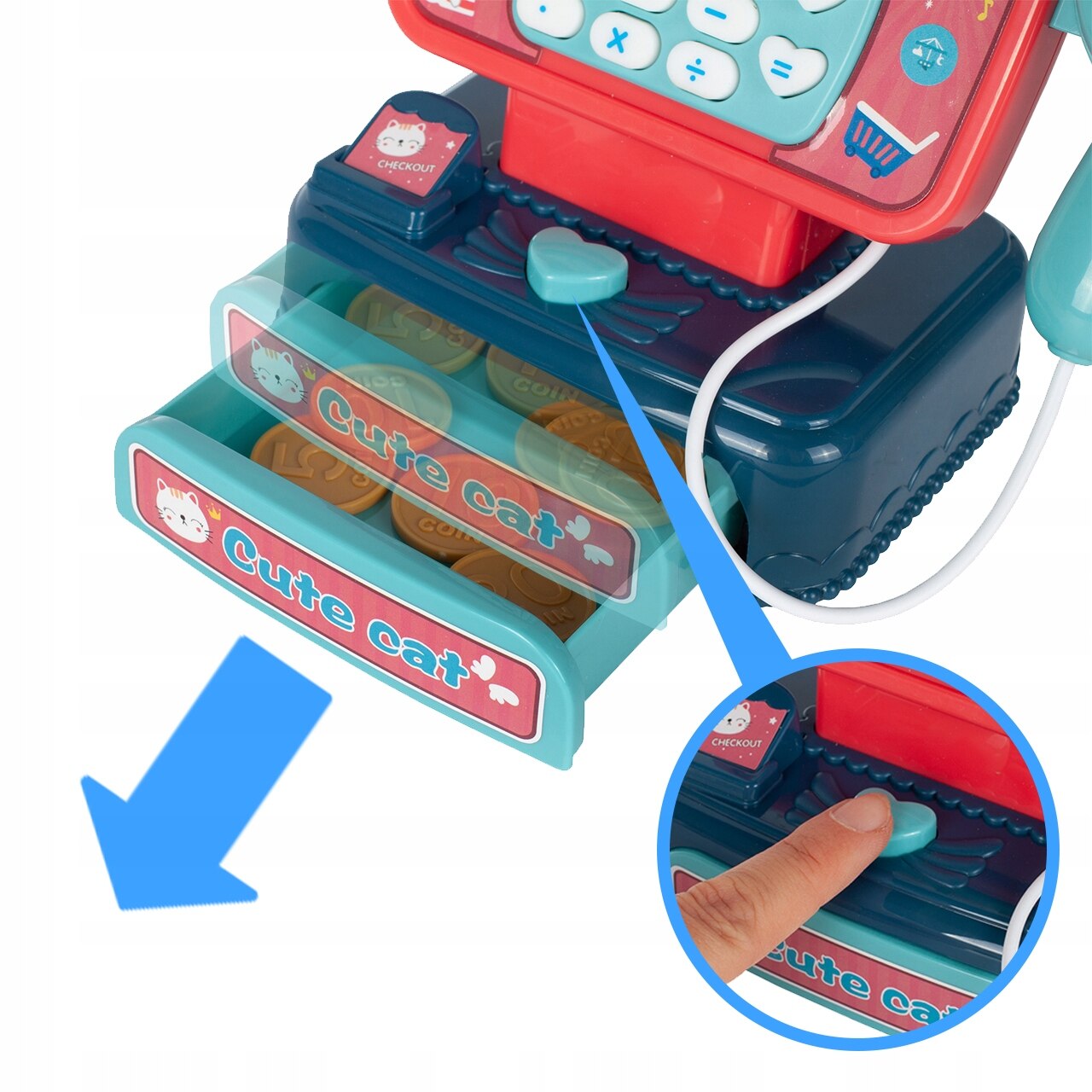 Комплект отметки и аксесоари, с LCD екран, 21 части, със звуци, включва ...