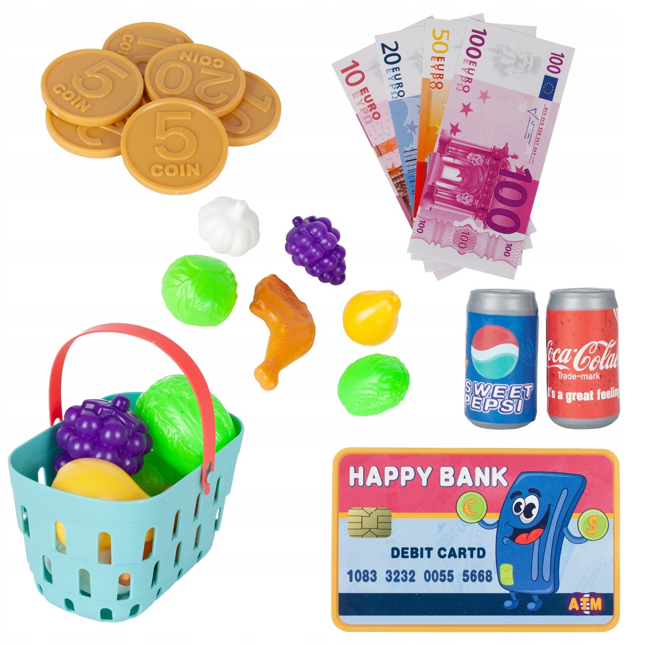 Комплект отметки и аксесоари, с LCD екран, 21 части, със звуци, включва ...