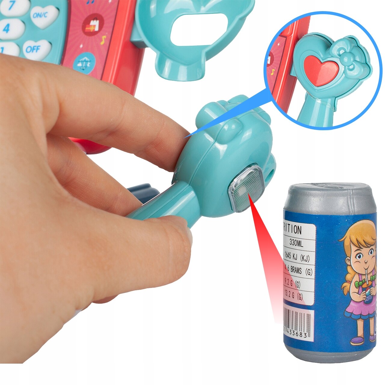 Комплект отметки и аксесоари, с LCD екран, 21 части, със звуци, включва ...