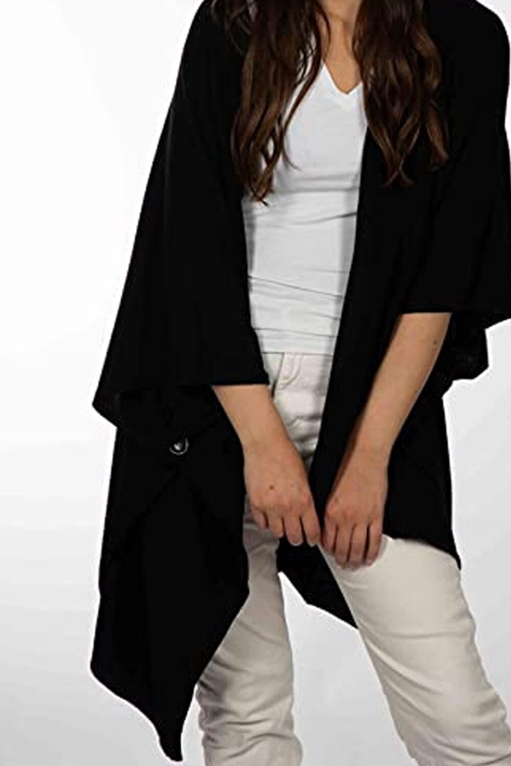 Poncho Zwillingsherz pentru femei 184462774-10-39, lana si casmir ...