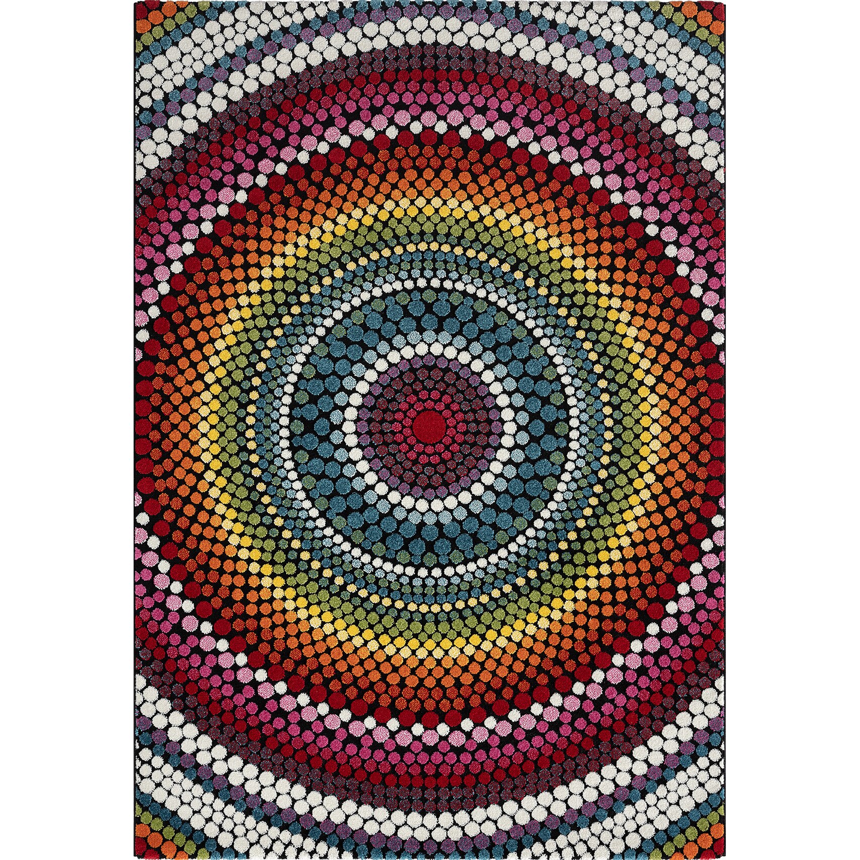 Covor, Relief-22844, Poliester, Multicolor, 160x230 cm - eMAG.ro