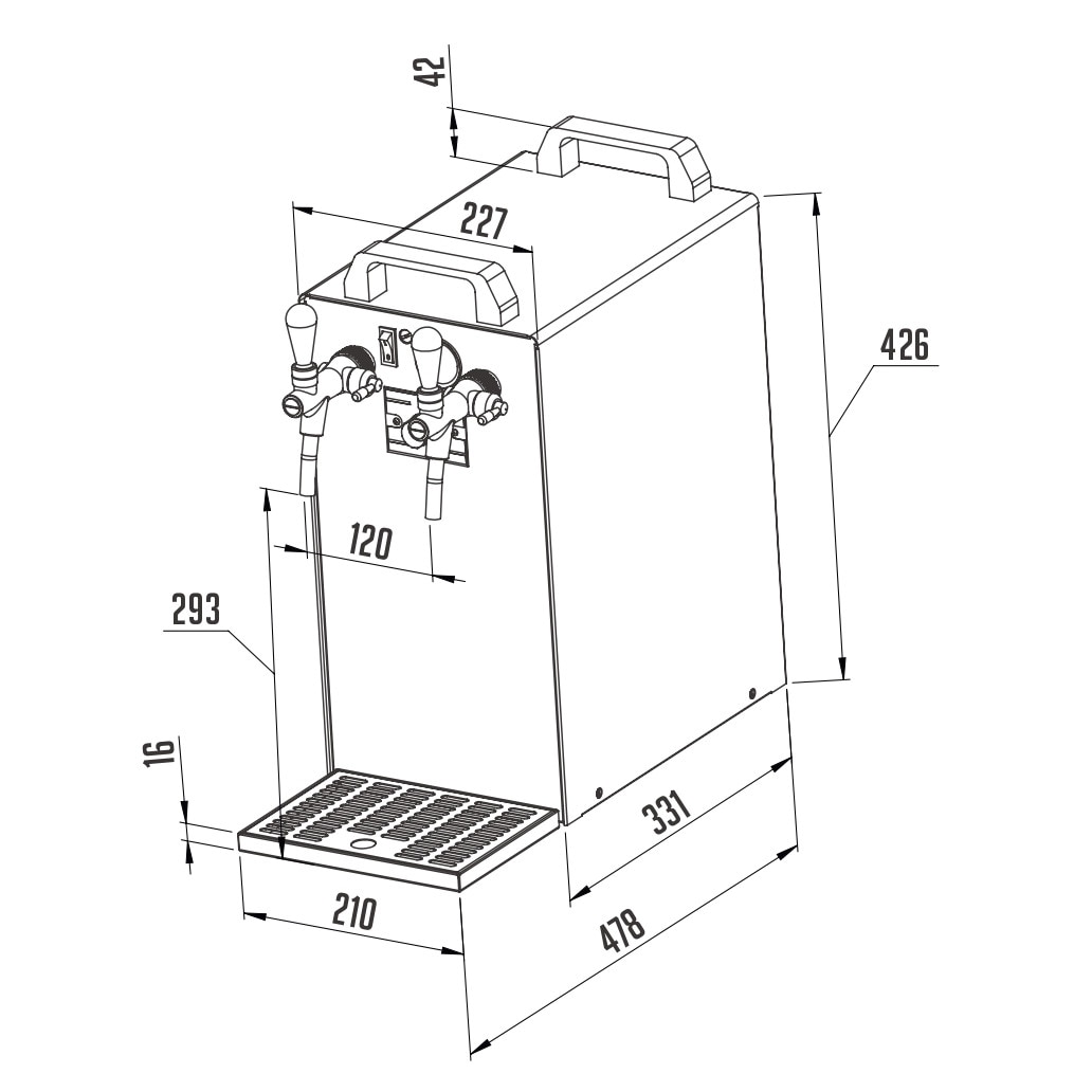 Dozator bere Contact 40/K PROFI 2 fire, 50 litri/h - eMAG.ro