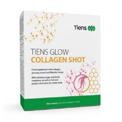 Glow Collagen Shot, Tiens, 15 pliculete - eMAG.ro